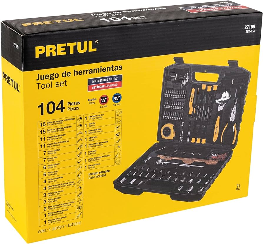 Pretul tool kit set 104 pcs – The Green Brand Marketing